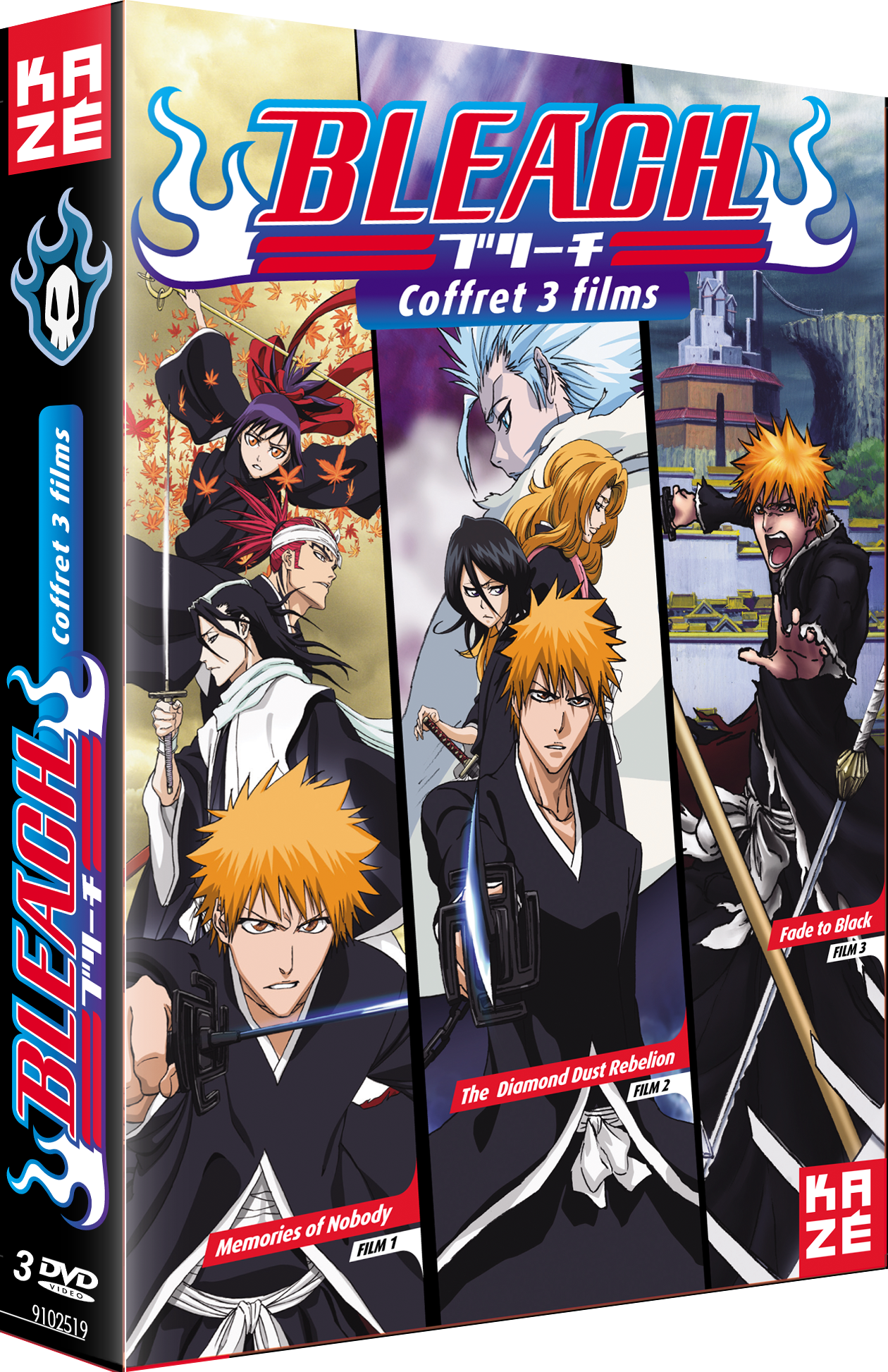 Bleach Intégrale des 3 films édition DVD - Kaze - Manga Sanctuary